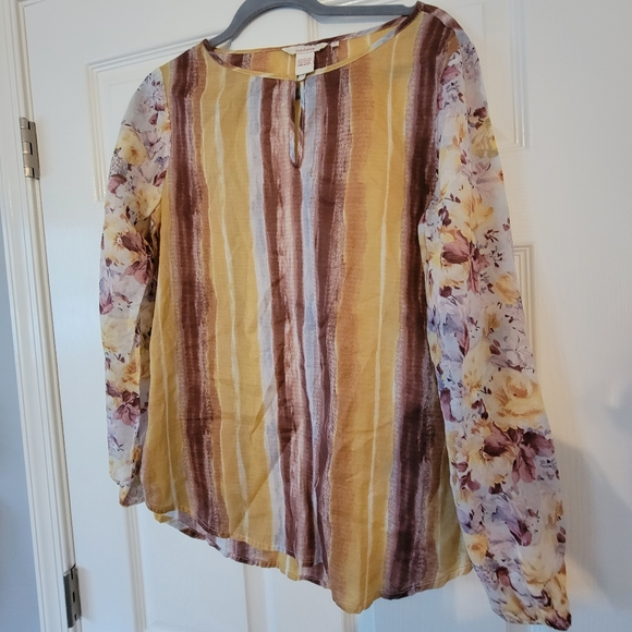 Sundance | Tops | Sundance Womens Mixed Pattern Boho Top | Poshmark